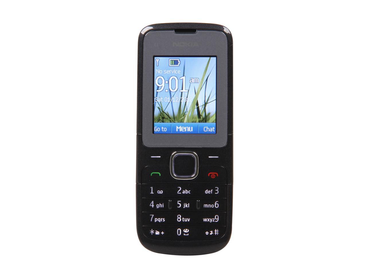 Nokia C1-01 Dark Gray Unlocked GSM Bar Phone / Camera / Bluetooth ...