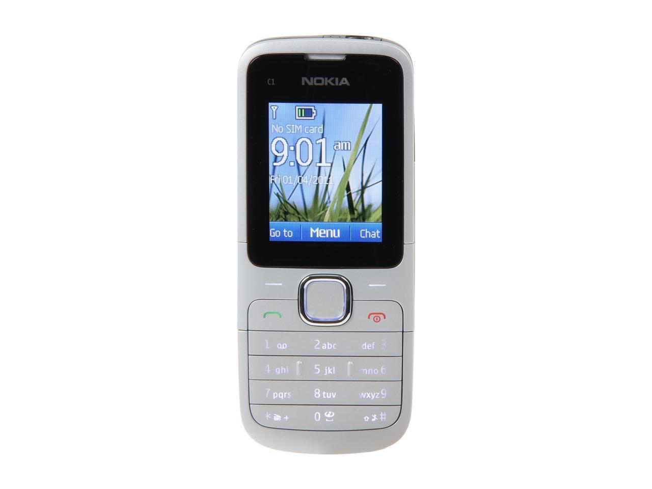 Nokia C1-01 Warm Gray Unlocked GSM Bar Phone / Camera / Bluetooth ...