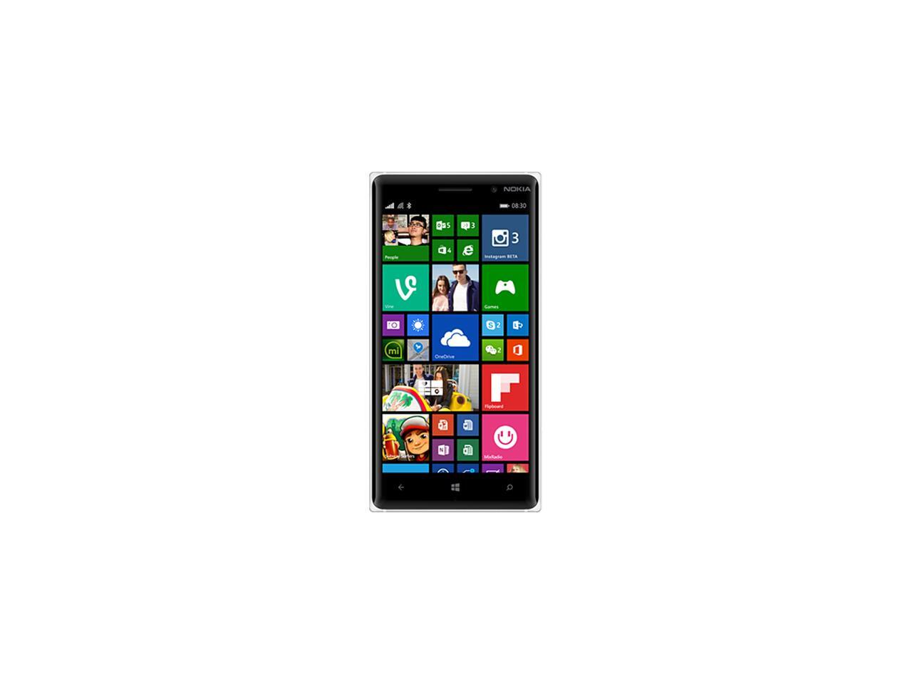 Nokia Lumia 830 4G LTE Unlocked Cell phone 5" White 16GB 1GB RAM ...