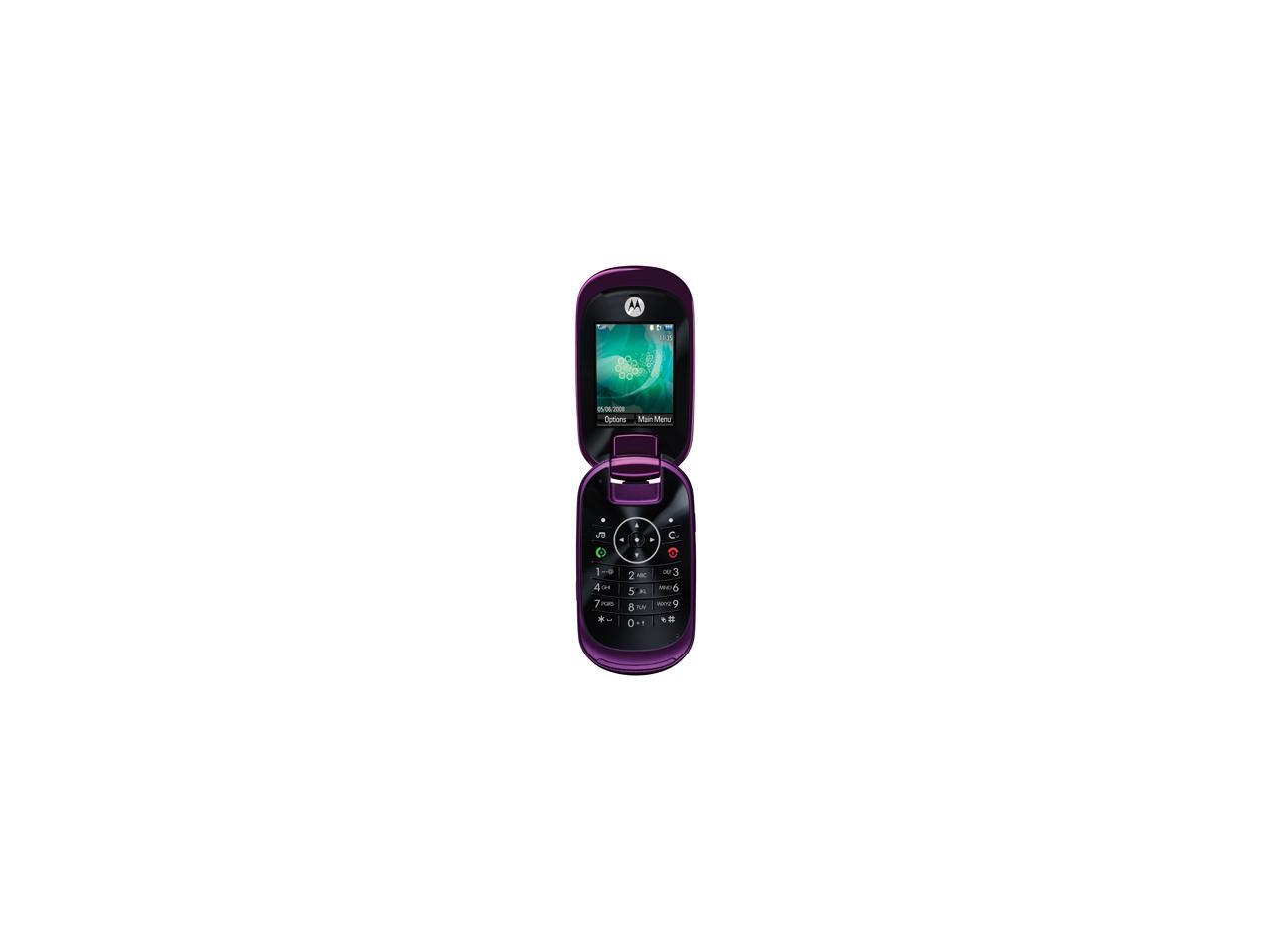 Motorola U9 Purple unlocked GSM cell phone with 7 hours talk time ...