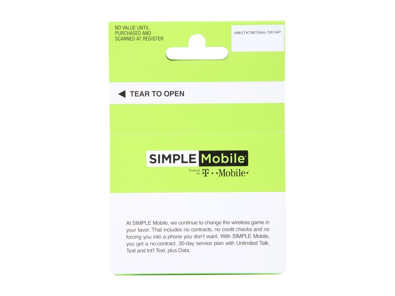 Simple Mobile SIMPLE Mobile BYOP SIM Kit, SIM Card Sizes Include ...