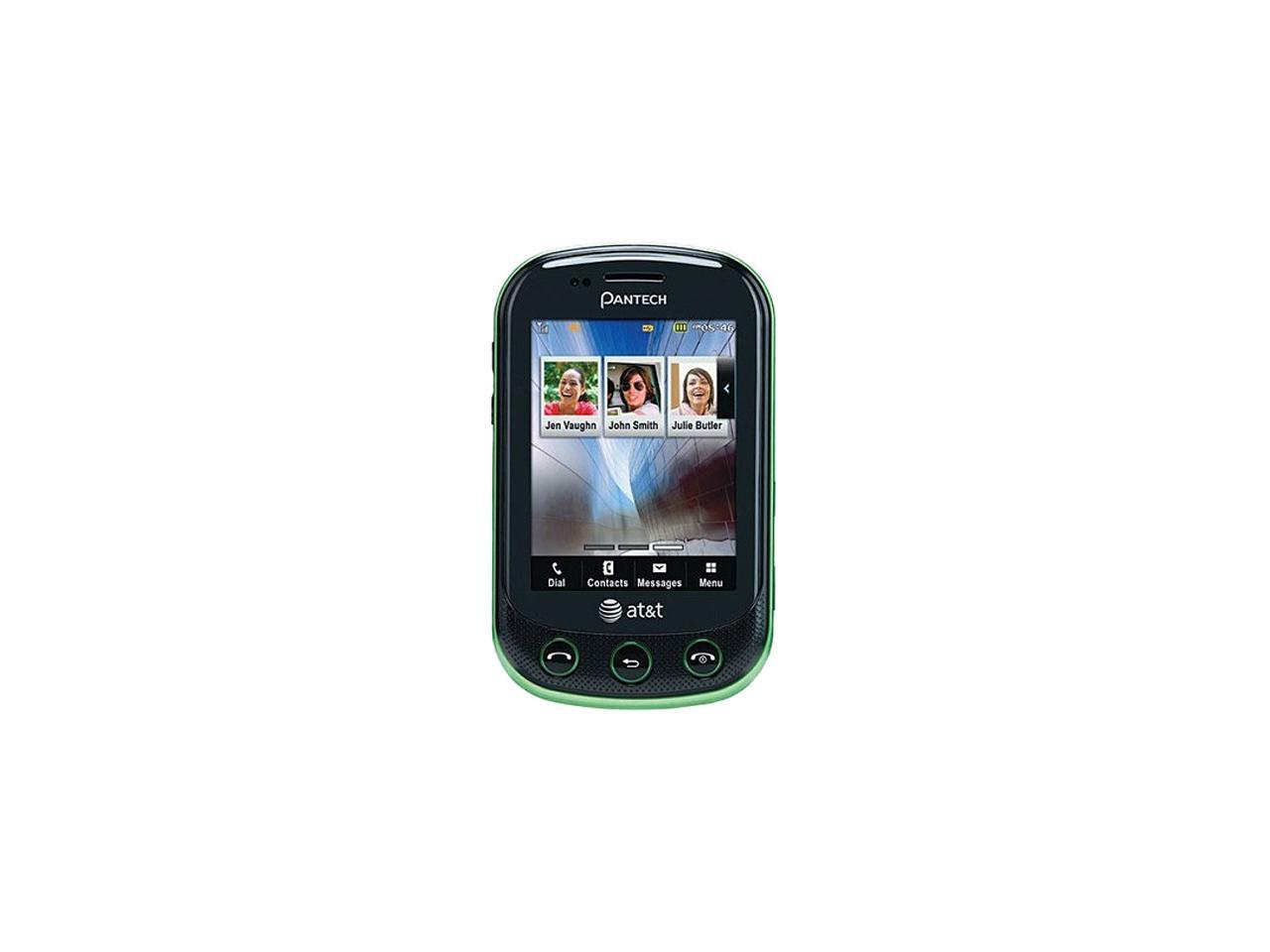 Refurbished: PANTECH Pursuit 2 P6010 Green 3G AT&T Locked GSM Slider ...