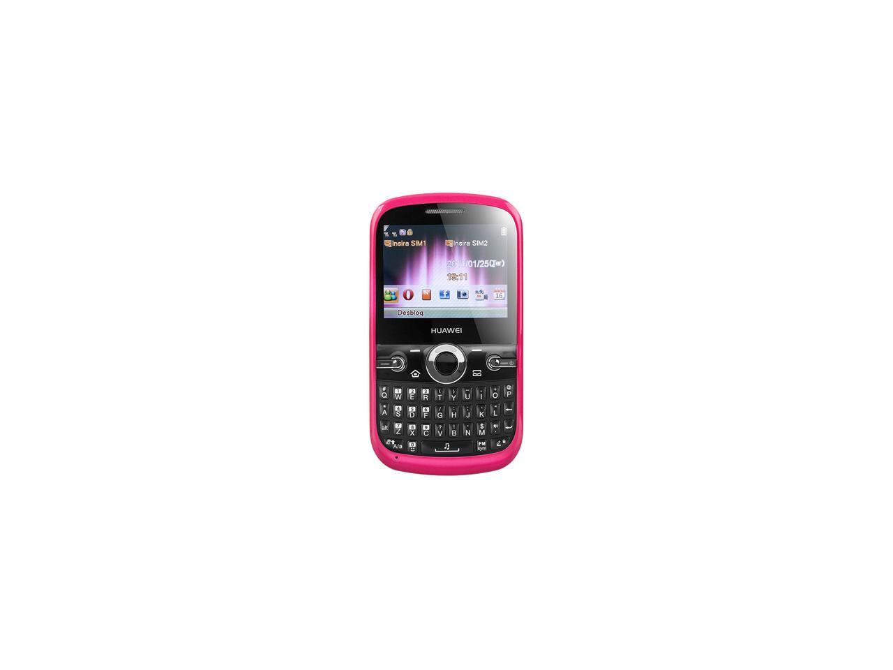 Huawei G6620 Unlocked GSM Dual SIM Cell Phone 2.4" Pink - Newegg.com