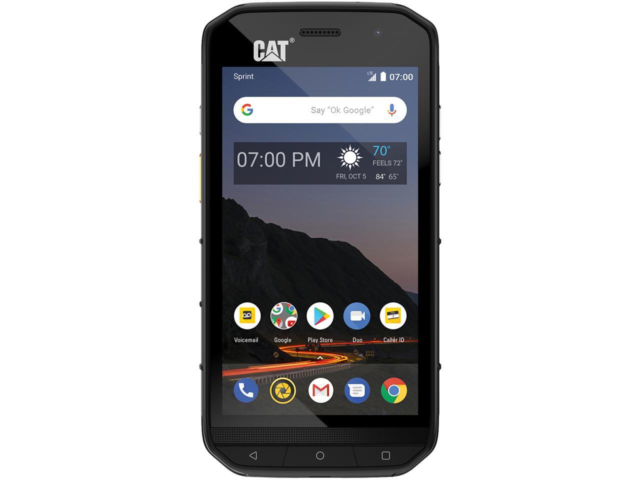 CAT S48c 4G LTE Cell Phone 5" Black 64GB 4GB RAM - Newegg.com