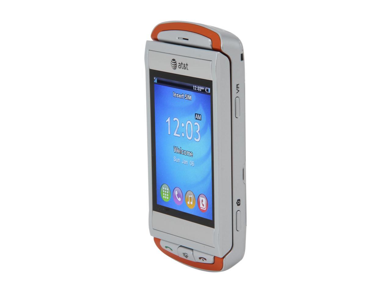 AT&T Quickfire GTX75 Unlocked GSM Smart Phone with Full QWERTY Keyboard ...