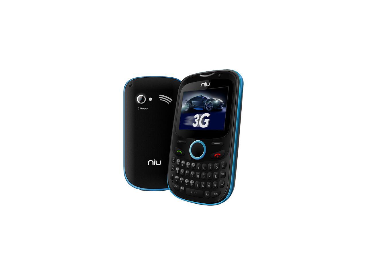 Open Box: NIU Pana 3G TV N206 Unlocked Dual SIM Cell Phone 2.0" Blue ...