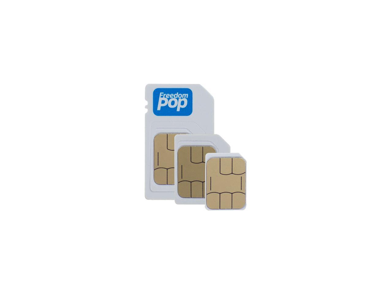 FreedomPop Wireless Data 3-in-1 SIM card Kit - Newegg.com
