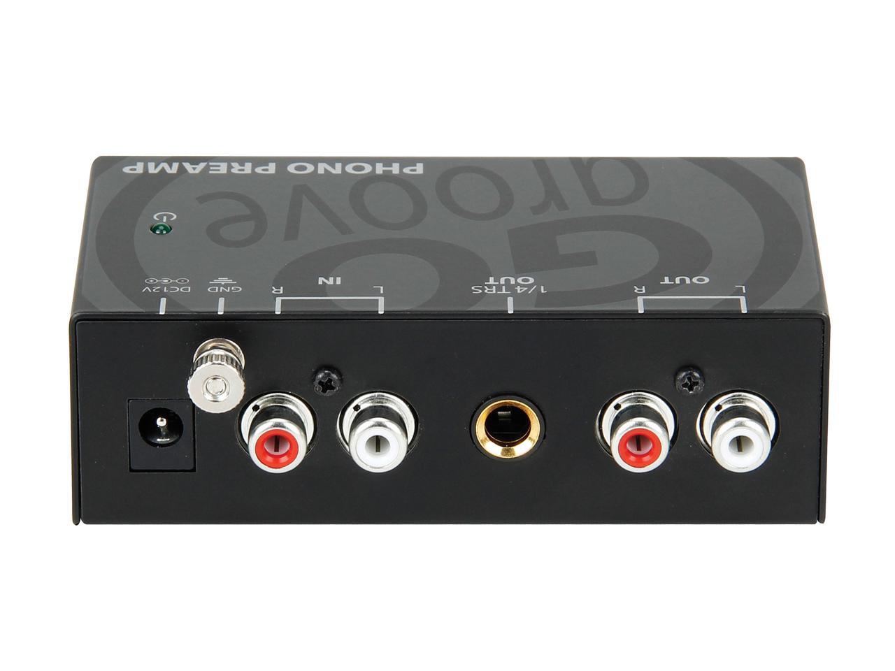 GOgroove Ultra Compact Phono Turntable Preamp (Preamplifier) with 12 ...