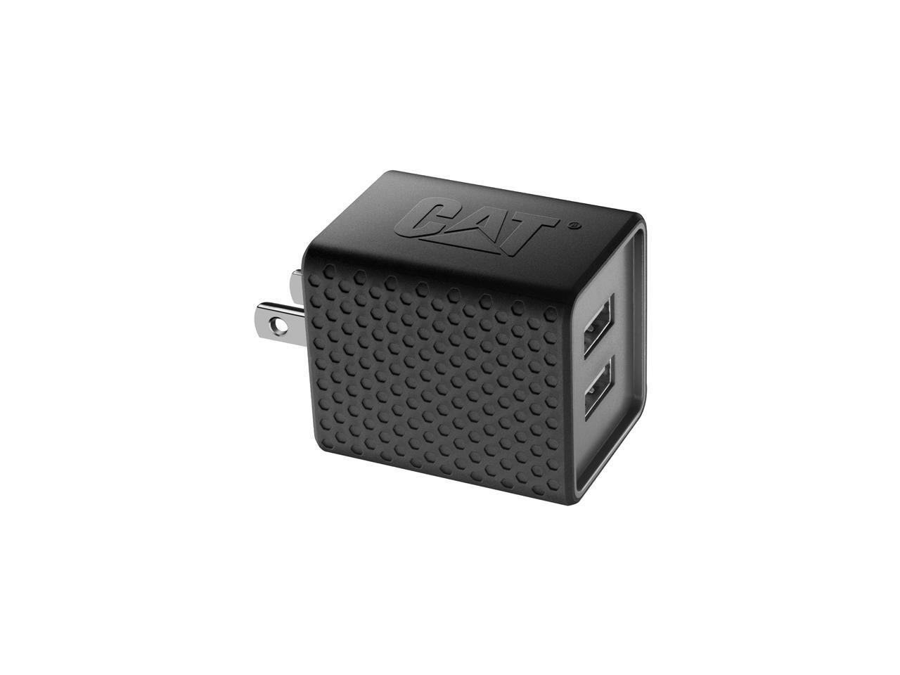 CAT CAT-AC2USB-BLK Black Dual USB AC Wall Adapter 3.4 Amp - Newegg.ca