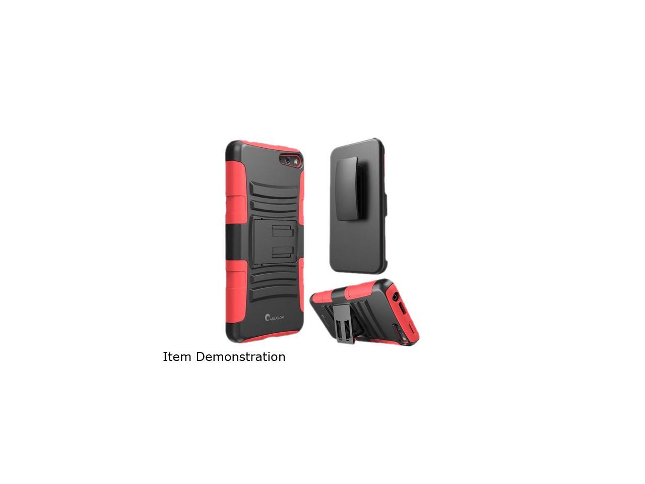 i-Blason Red Amazon Fire Phone Case - Prime Series Dual Layer Holster ...