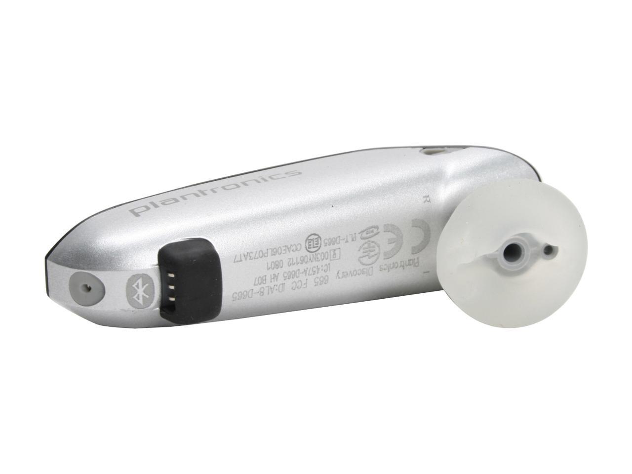 PLANTRONICS In-The-Ear Bluetooth Headset Silver (Discovery 665 ...