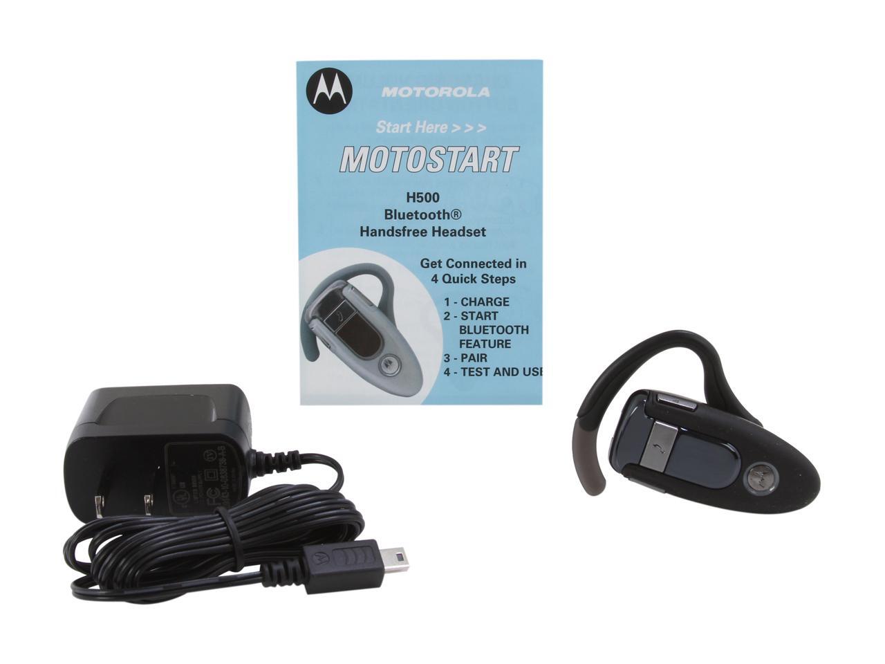 Refurbished: MOTOROLA H500 Black Bluetooth Headset - Newegg.com