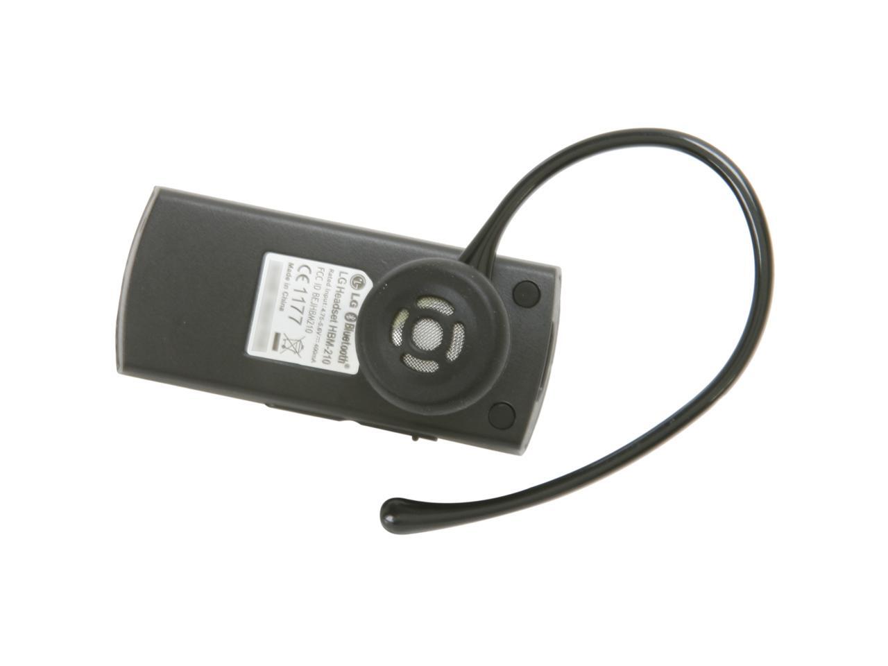 LG Over-The-Ear Bluetooth Headset Black Bulk (HBM-210) - Newegg.com