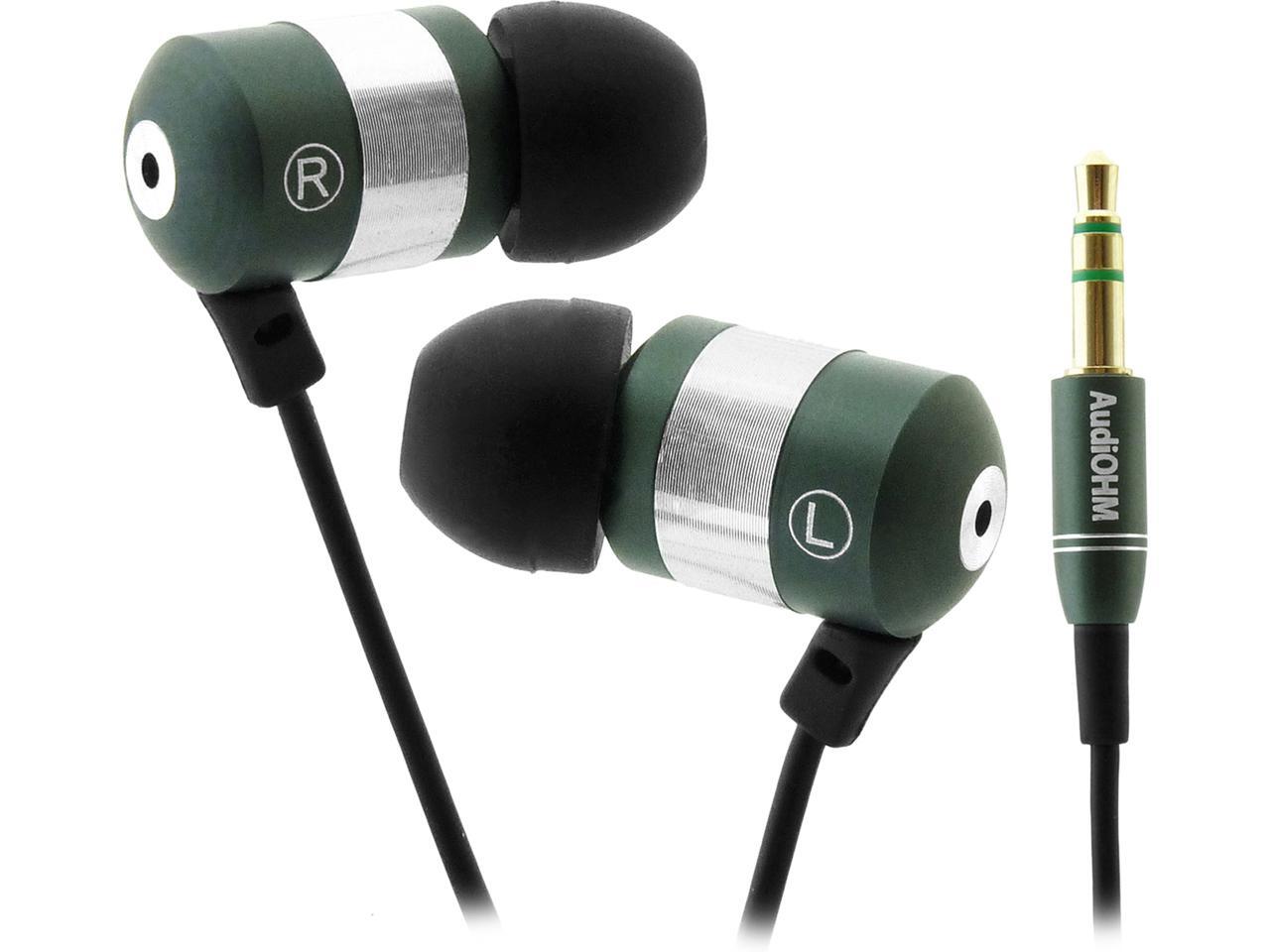 GOgroove AudiOHM Ergonomic Earbuds In-Ear Headphones with Deep Bass and ...