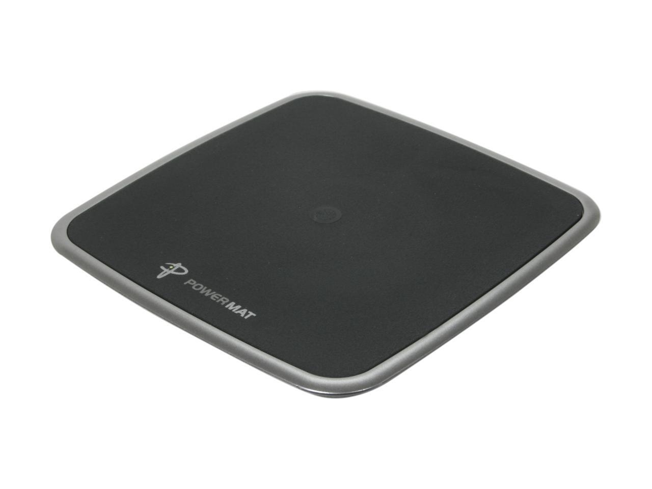 Powermat Black Wireless Charging Receiver Case & Charging Mat Bundle ...