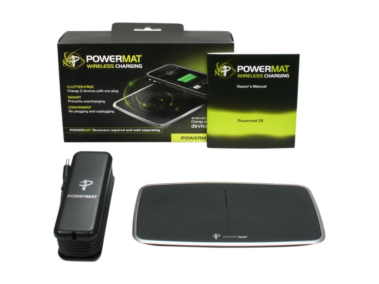 Powermat Wireless Charging 2x Charging Mat (PMM-2PB) - Newegg.com
