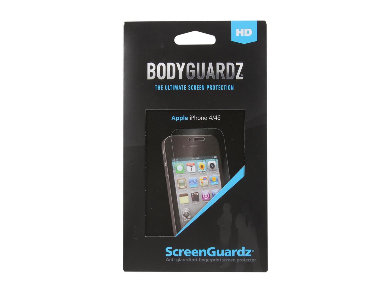 BodyGuardz ScreenGuardz HD Anti-glare Screen Protector for iPhone 4/4S ...