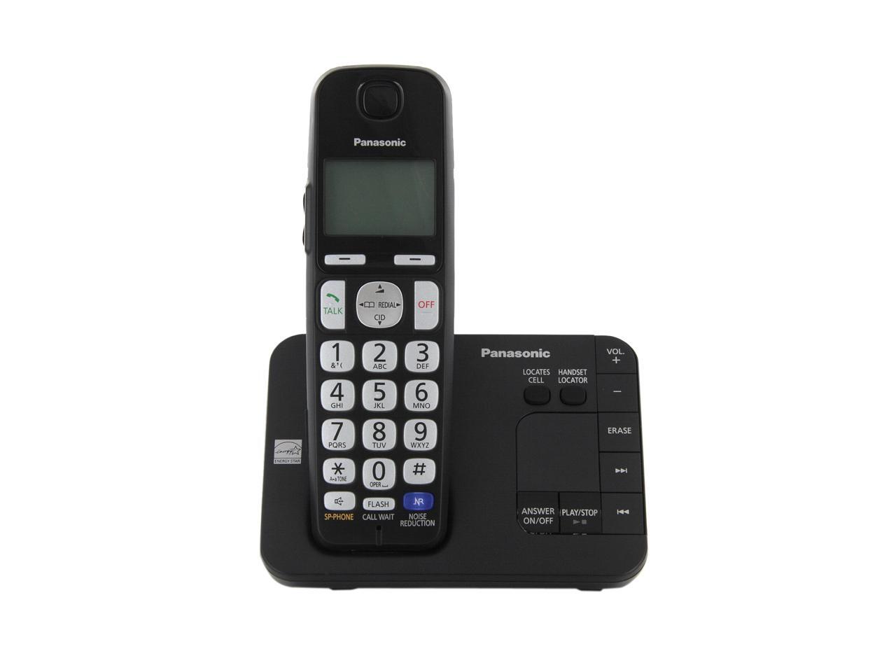 Panasonic KX-TGE232B 1.9 GHz DECT 6.0 2X Handsets Expandable Digital Cordless Answering System ...