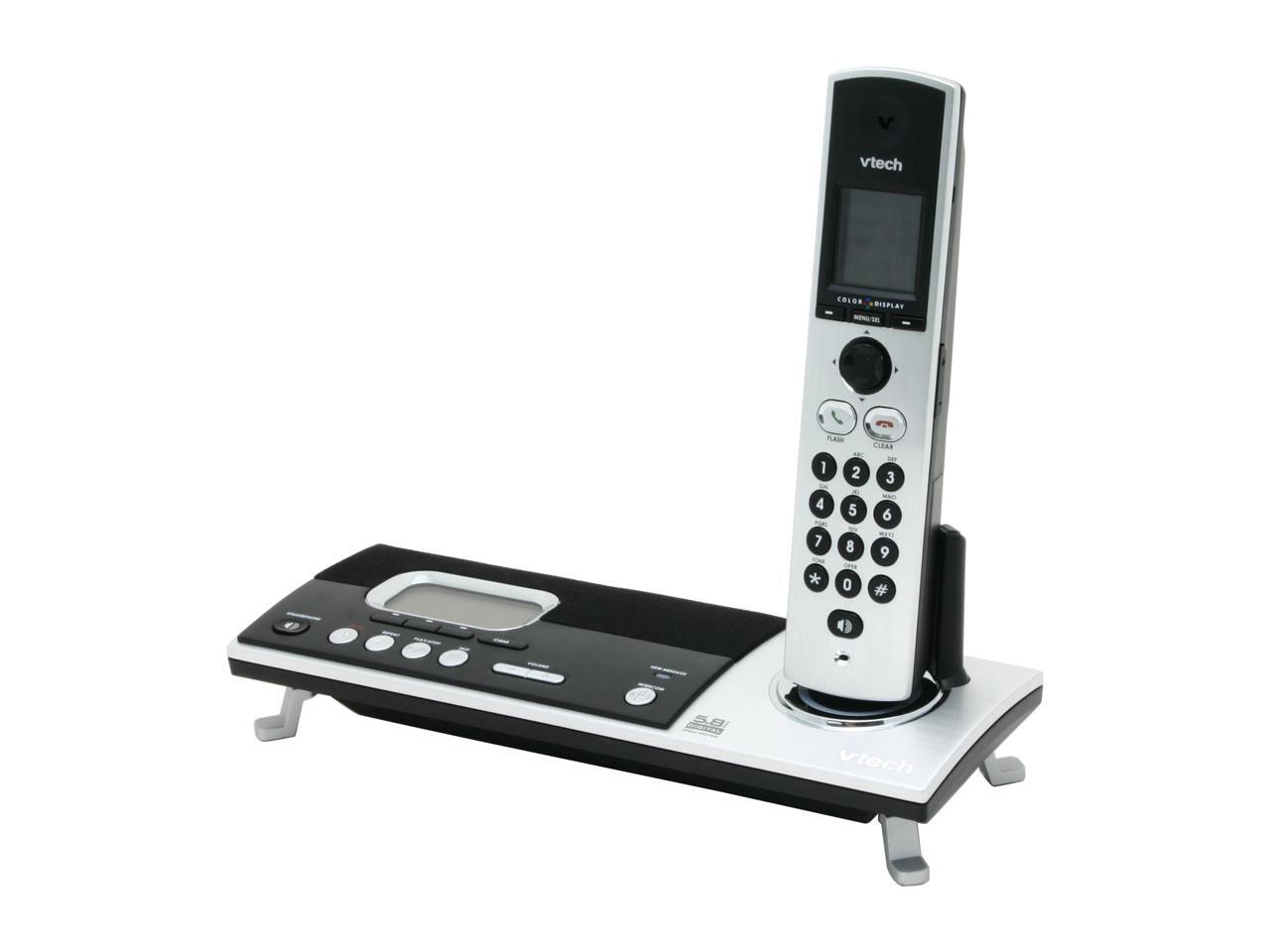 Vtech i5871 5.8 GHz Digital 1X Handsets Cordless Phone - Newegg.com