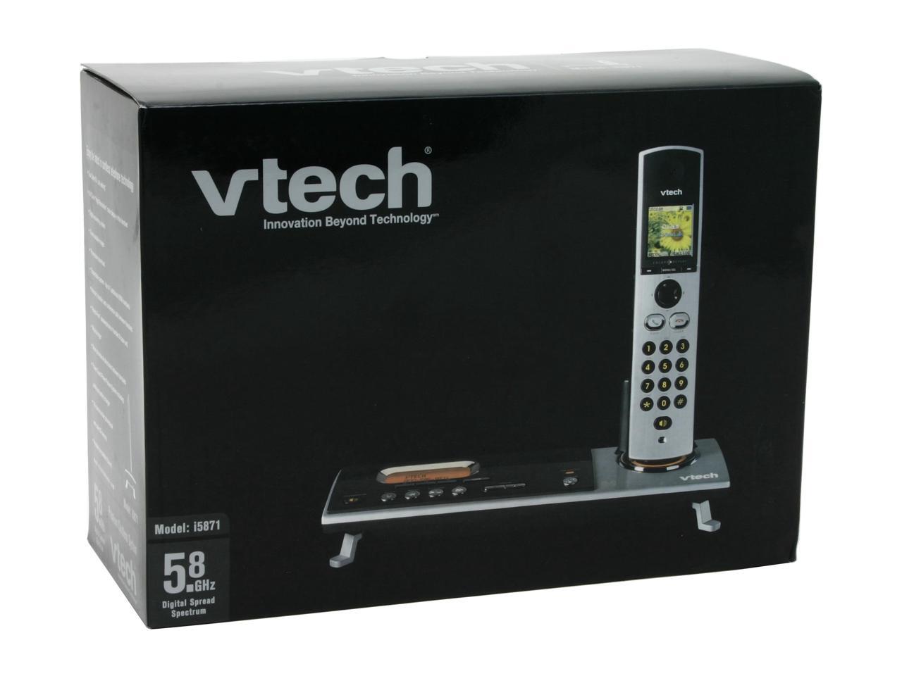 Vtech i5871 5.8 GHz Digital 1X Handsets Cordless Phone - Newegg.com
