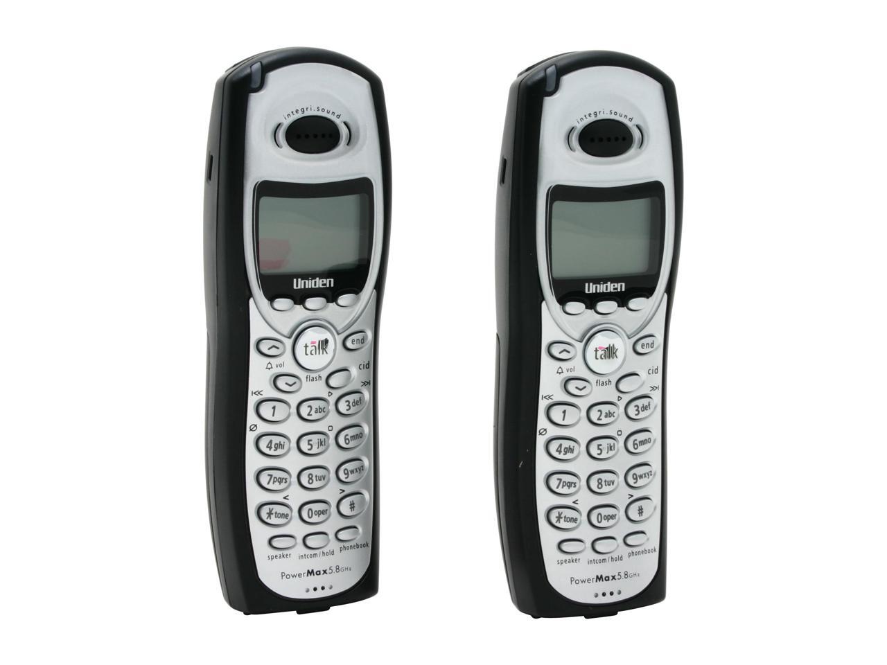 Uniden TRU8885-2 5.8 GHz Digital 2X Handsets Cordless Phone - Newegg.com