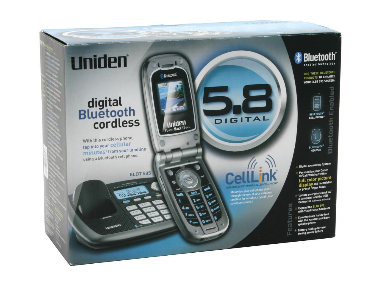Uniden ELBT595 5.8 GHz Digital 1X Handsets Cordless Phone - Newegg.com