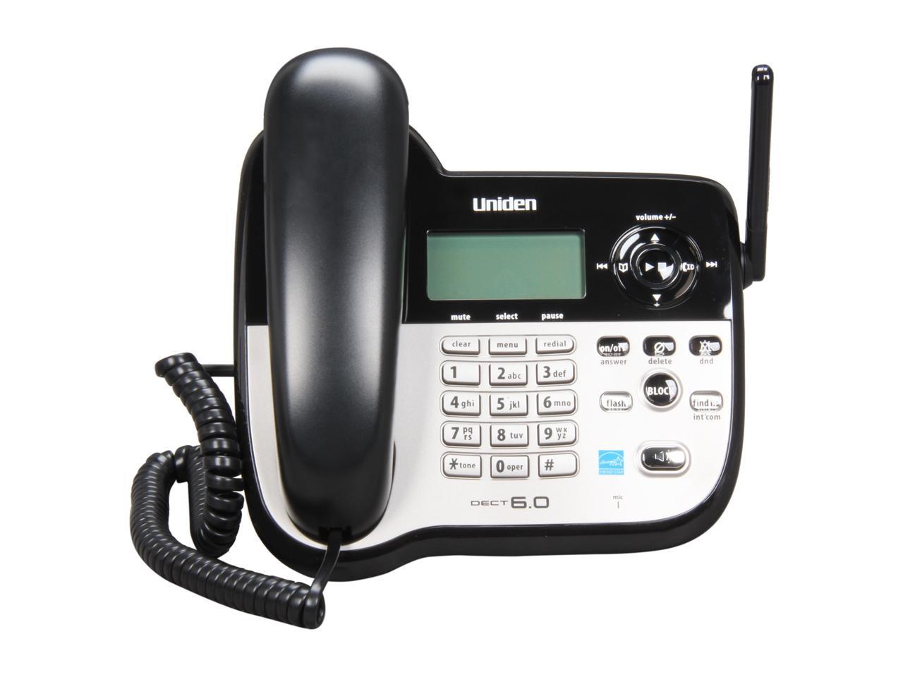 Uniden DECT2188-3 1.9 GHz Digital DECT 6.0 3X Handsets Cordless Phone ...