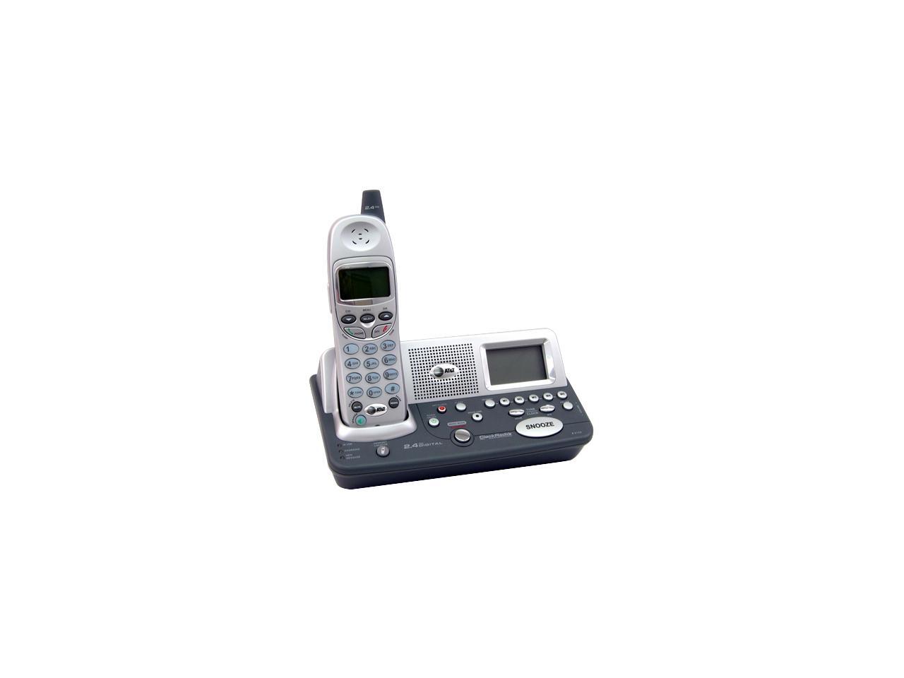 Refurbished: AT&T 81-5480-00 2.4 GHz 1X Handsets Cordless Phone With AM ...