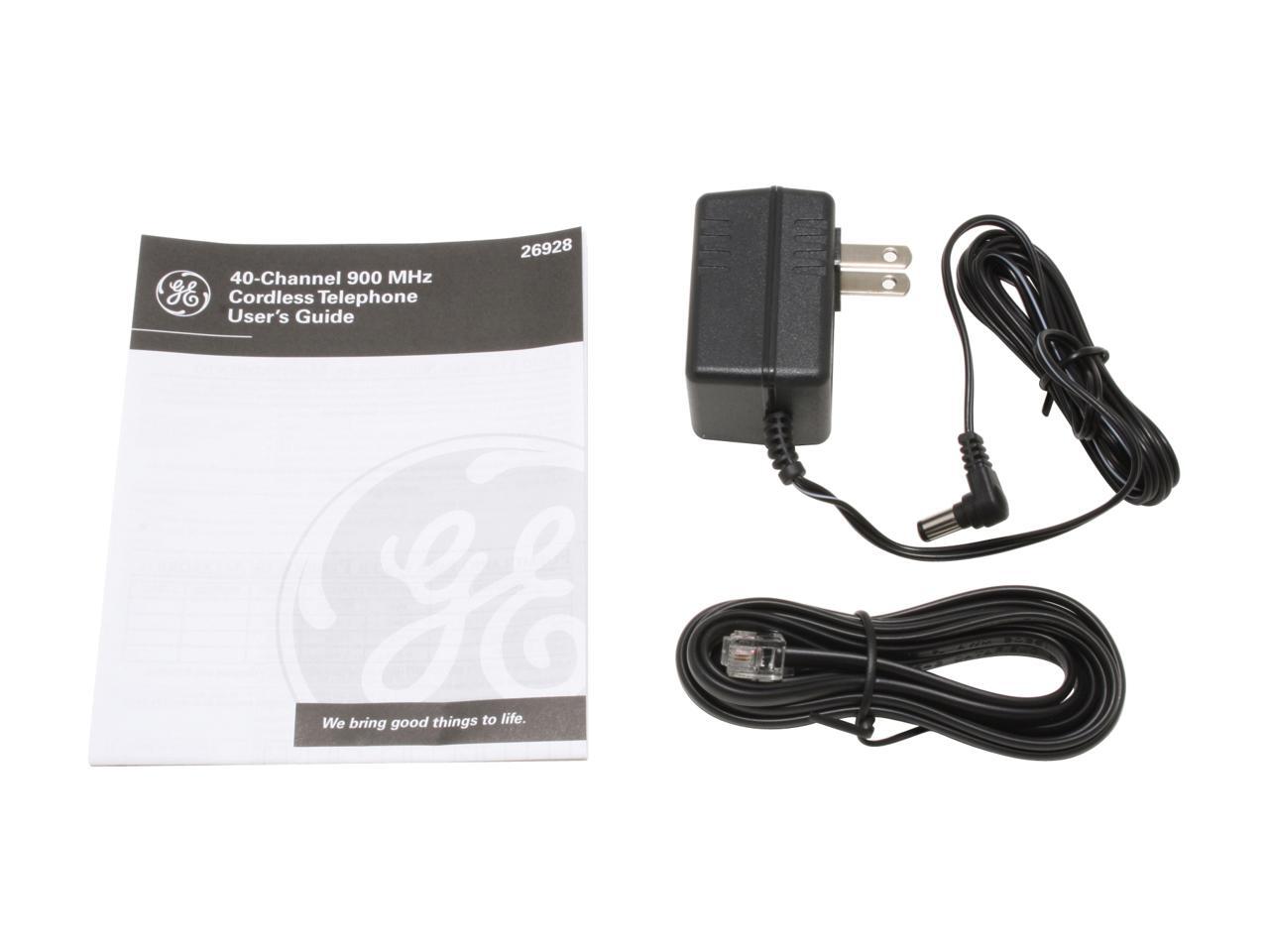 GE 26928GE2 900 MHz 1X Handsets Cordless Phones - Newegg.com