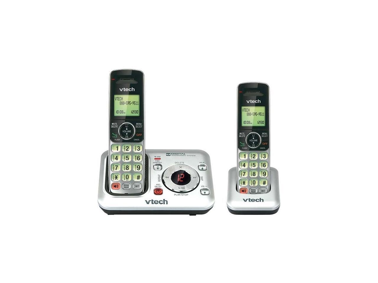 Vtech CS6429-2 1.9 GHz Digital DECT 6.0 2X Handsets Answering System ...