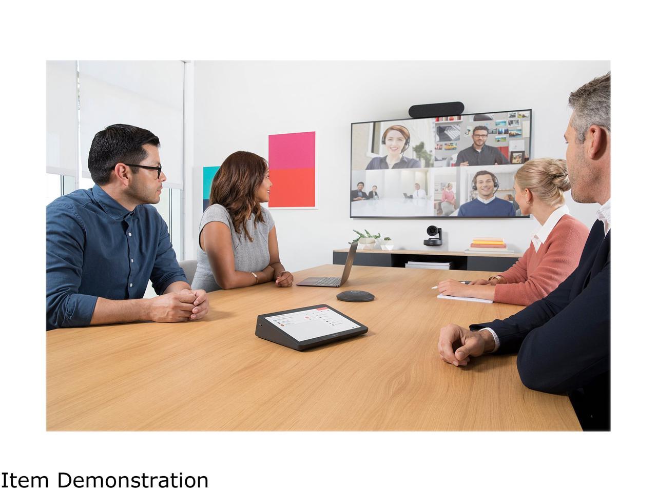 Logitech TAPRALGGLCTL Medium Google Meet Rooms with Tap + Rally System ...