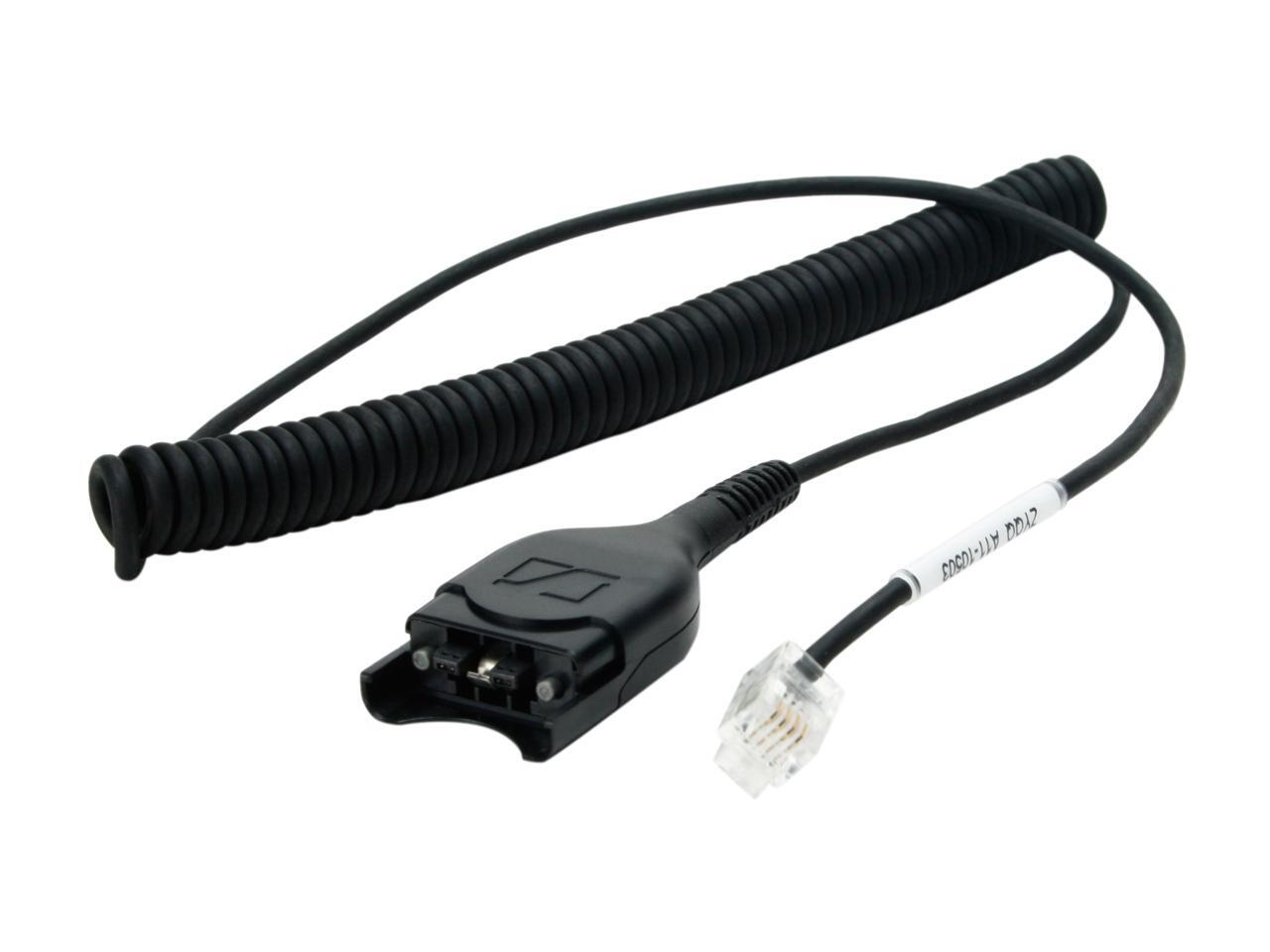 Sennheiser CSTD-08 Standard Bottom Cable (Coiled) - Newegg.com