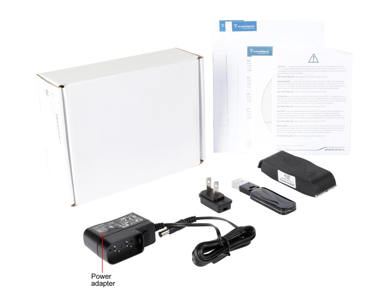 Plantronics D100 DECT Adapter for UC Applications and Softphones from ...