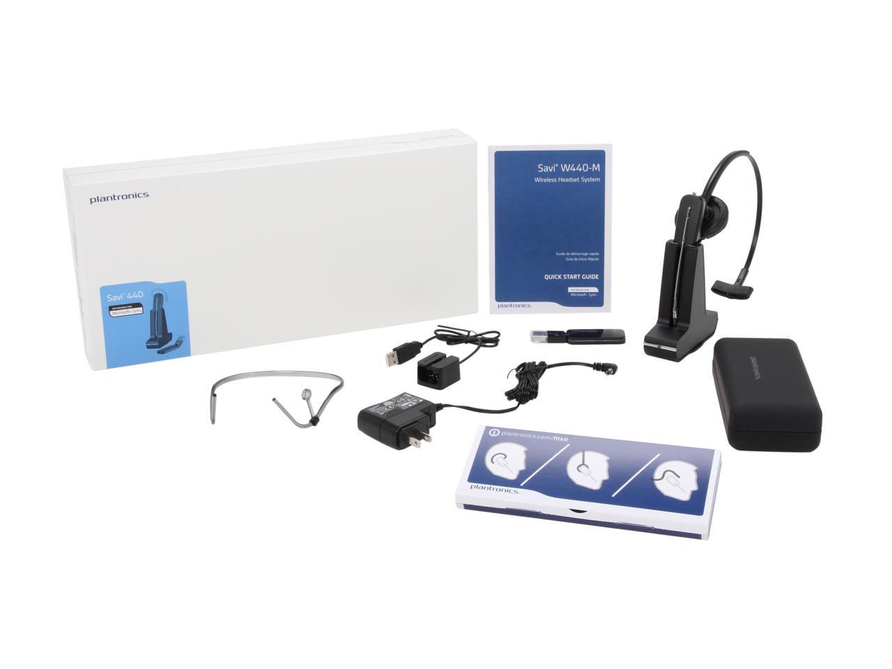 Plantronics W440-M Savi 400 Series (Convertible (Microsoft)) - Newegg.com