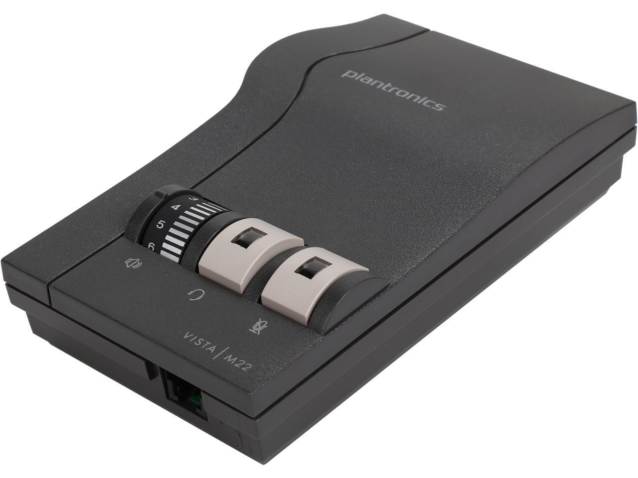 Plantronics Vista M22 Headset Amplifier (43596-64) - Newegg.com