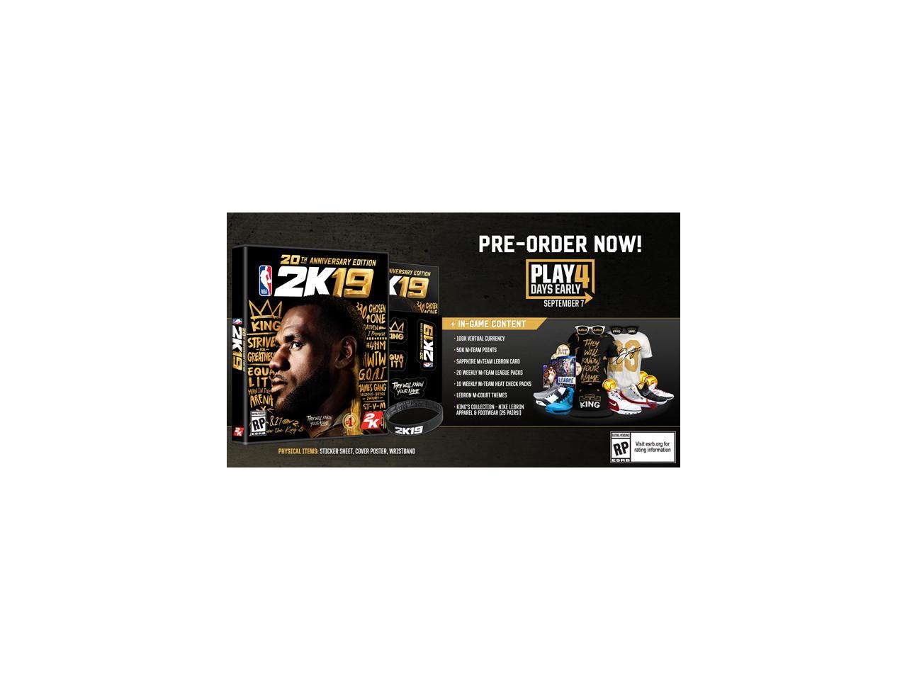 NBA 2K19 20th Anniversary Edition - Nintendo Switch - Newegg.com