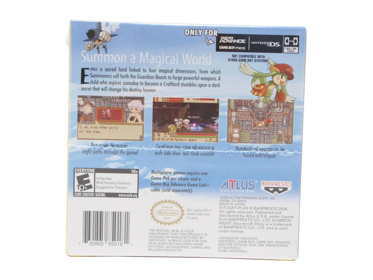 Summon Night: Swordcraft Story GameBoy Advance Game ATLUS - Newegg.com