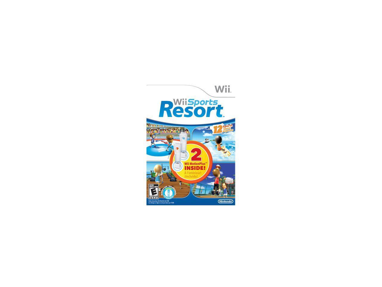Wii Sports Resort w/2 Wii Motion Plus Bundle Wii Game - Newegg.com