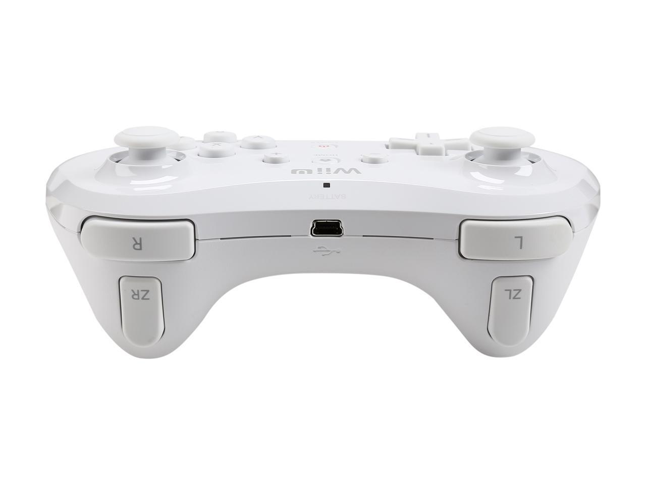 Nintendo Wii U Controller Pro U - Japanese Version (White) - Newegg.com