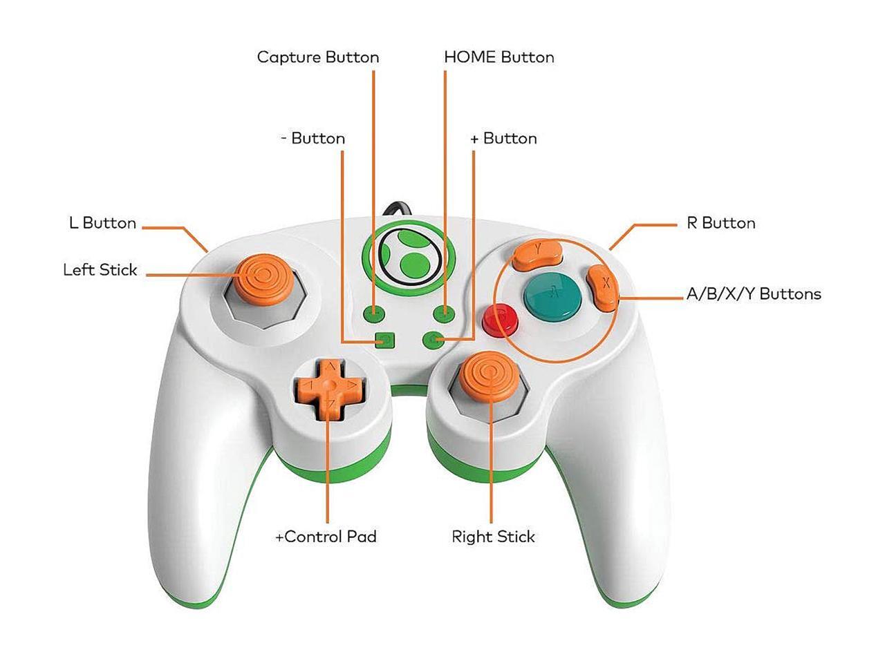 PDP - Wired Fight Pad Pro Controller Yoshi Edition - Nintendo Switch ...