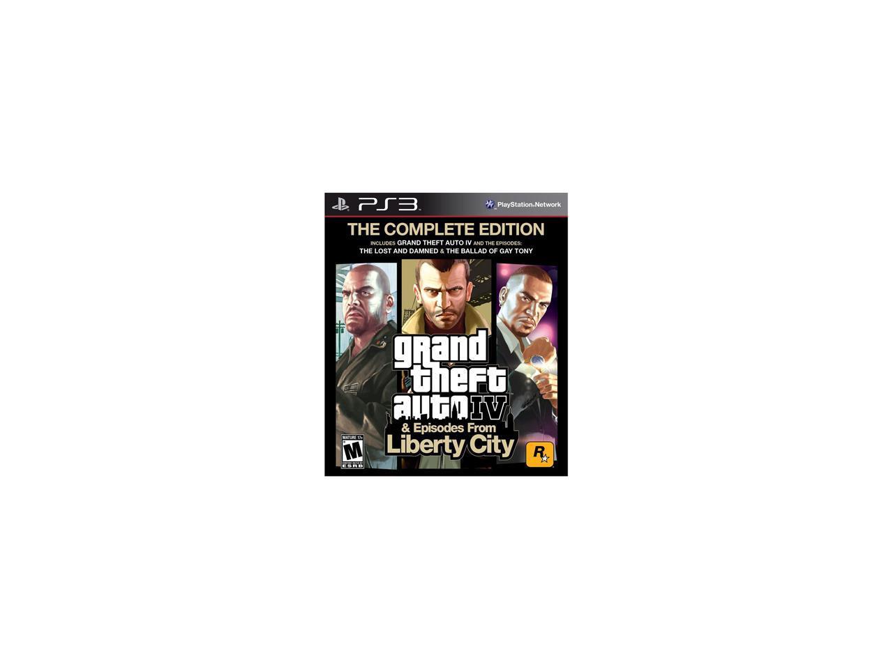 Grand Theft Auto IV Complete PlayStation 3 - Newegg.com