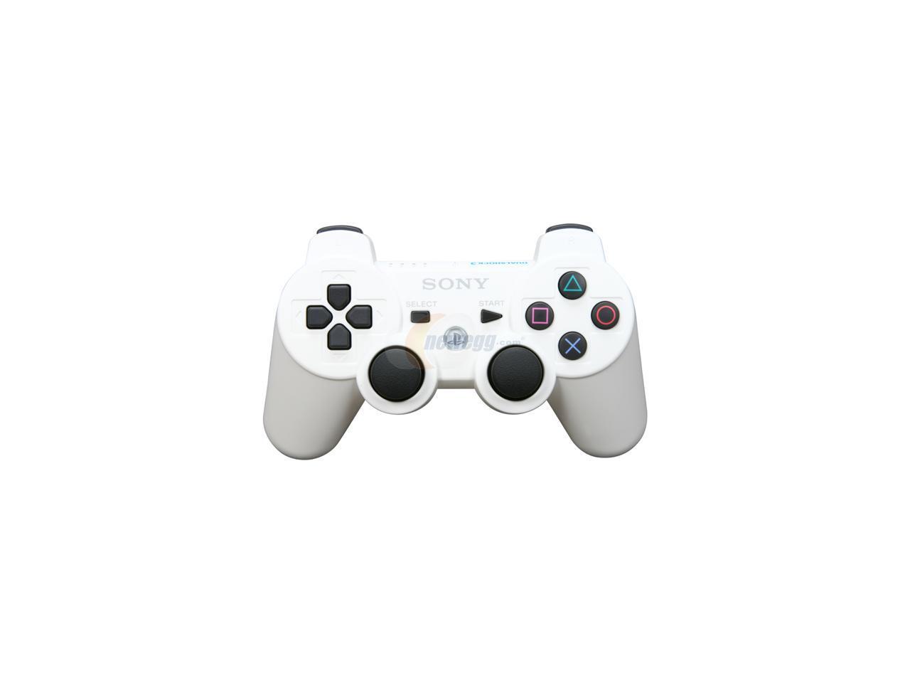 SONY PS3 Dual Shock Classic White Controller - Newegg.com