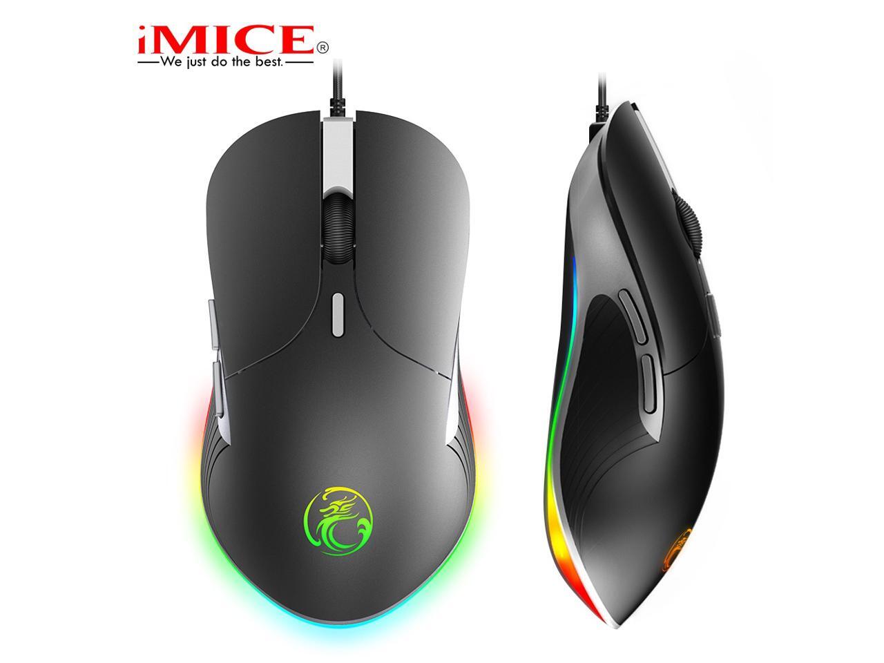 imice X6 High configuration USB Wired Gaming Mouse Computer Gamer 6400 ...