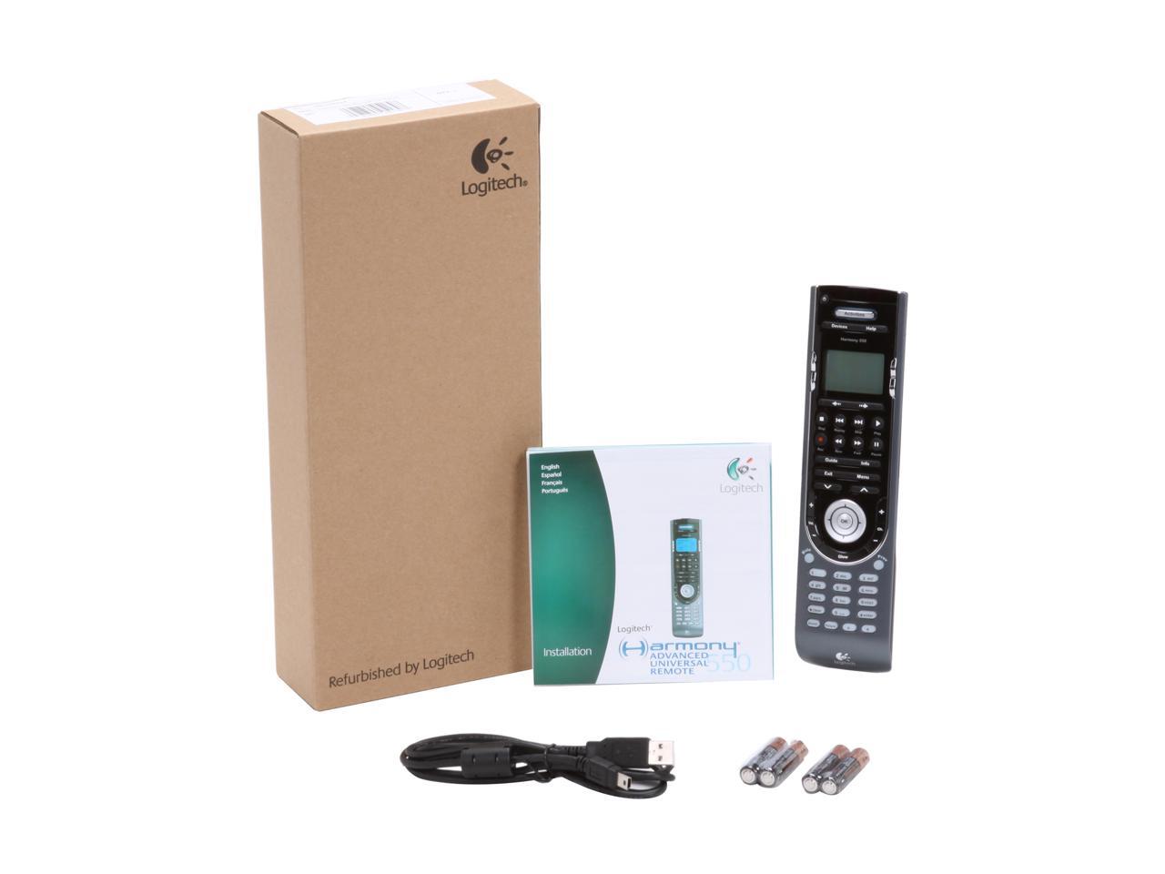 Refurbished: Logitech Harmony 550 Advanced Infrared Universal Remote ...