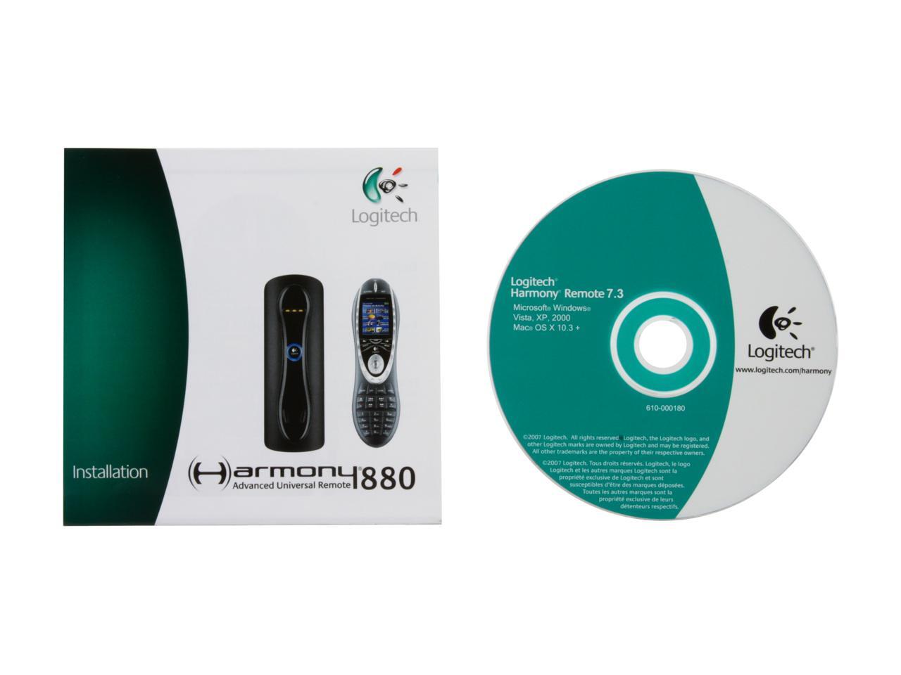 Refurbished: Logitech Harmony 880 Infrared Universal Advanced Remote ...