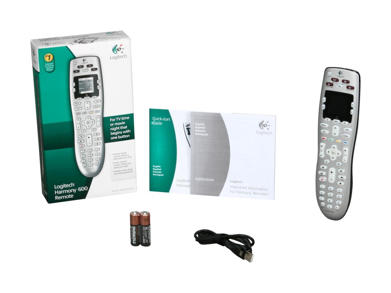 Logitech Harmony 600 (915-000111) Universal Remote Control - Newegg.com