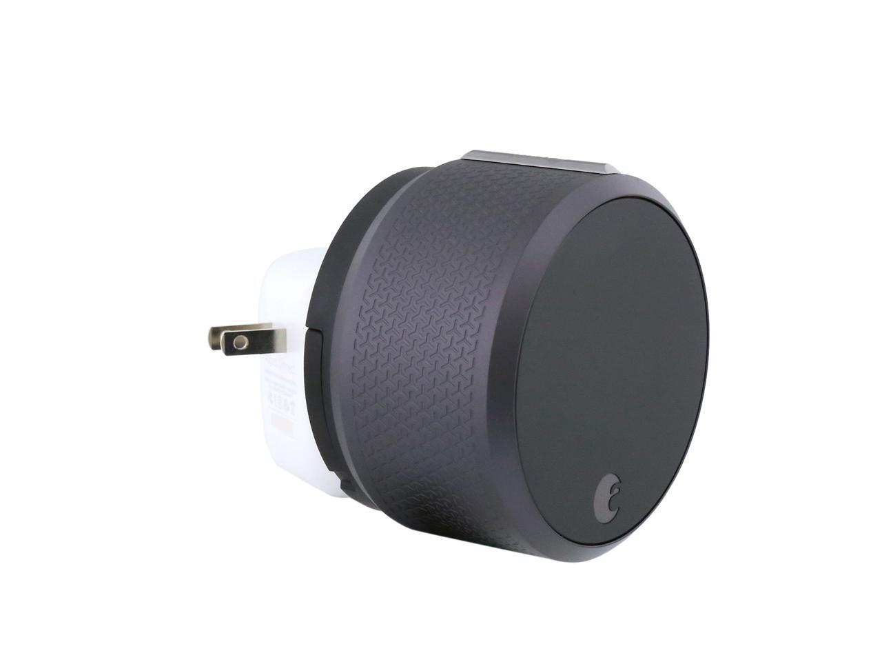 August Smart Lock Pro + Connect, 3rd Gen Technology - Dark Gray, Works ...