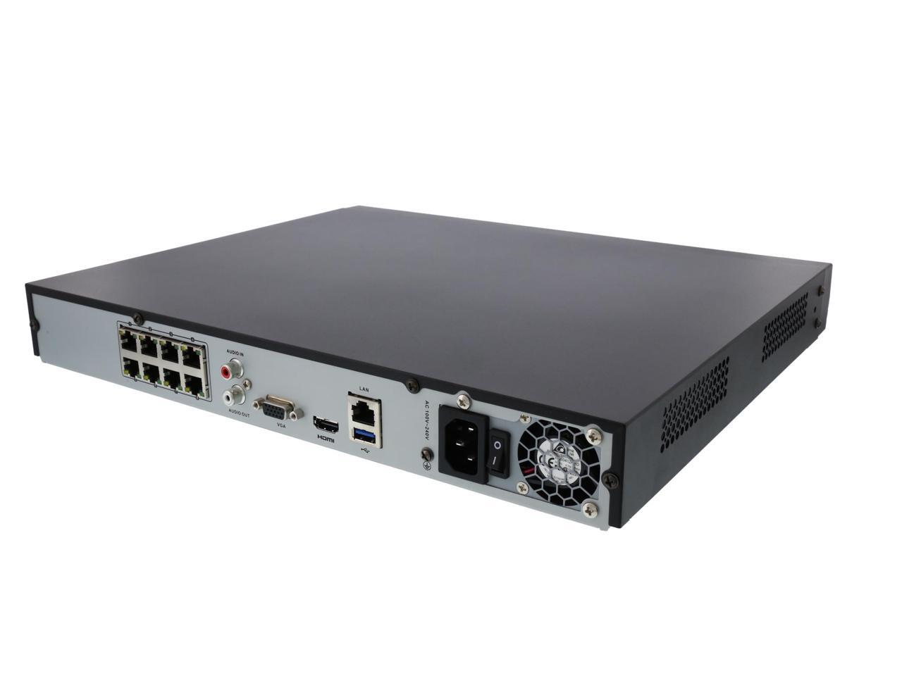 TRENDnet TV-NVR208 (v1.0R) 8-Channel 1080p HD PoE+ NVR - Newegg.com