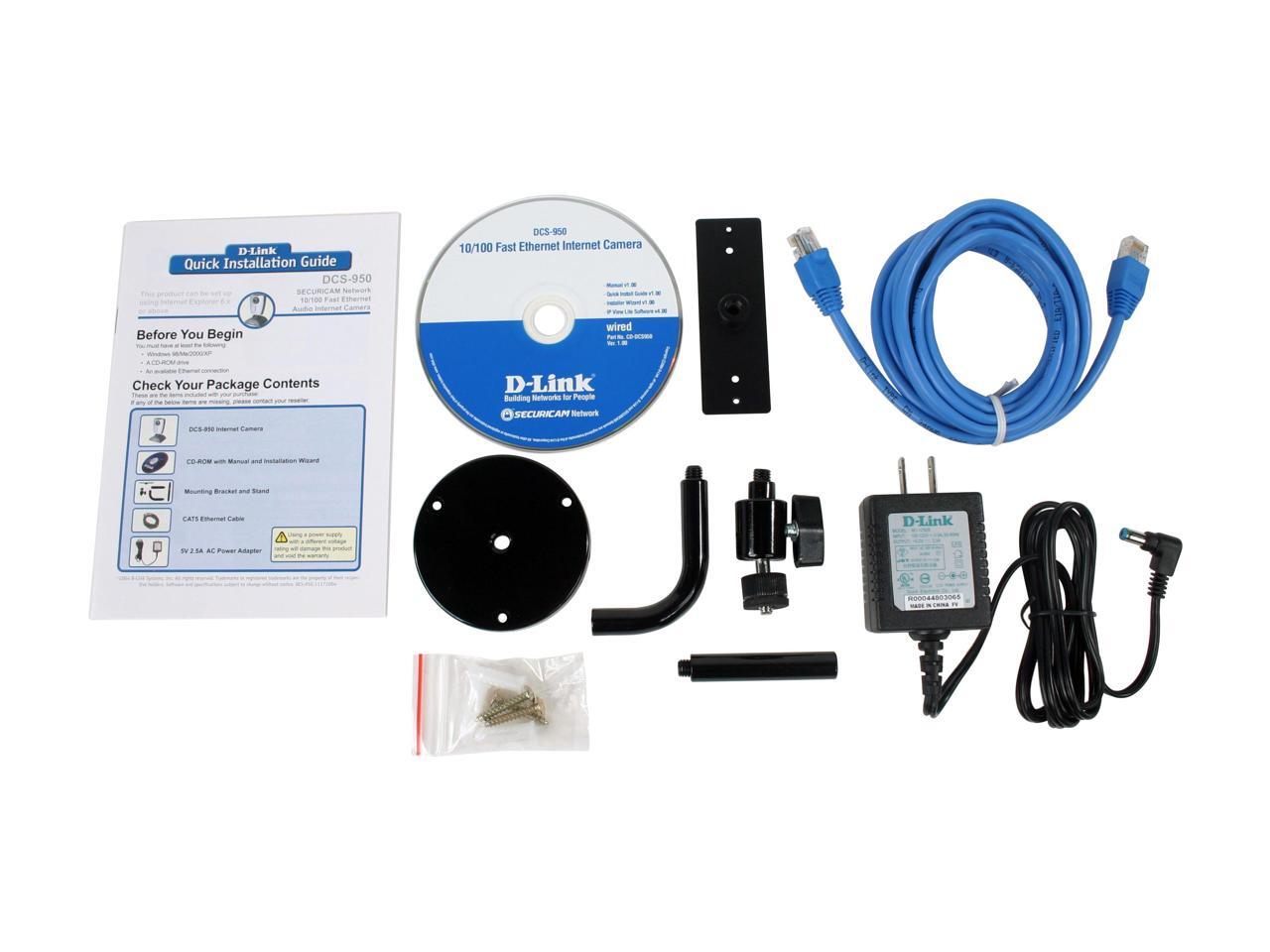 D-Link DCS-950 10/100 Fast Ethernet Internet Camera - Newegg.com