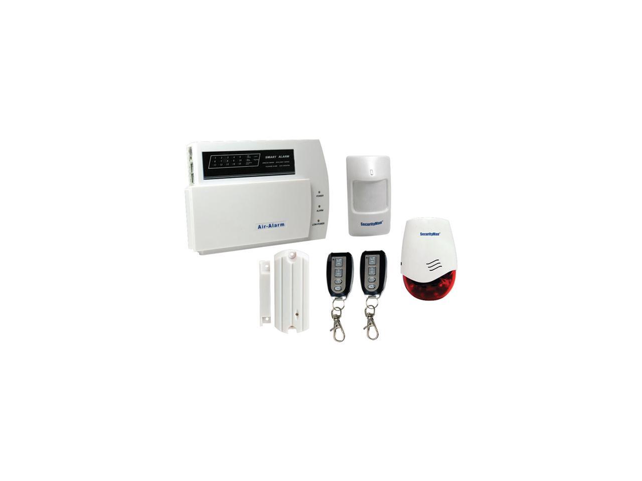 SecurityMan AIR-ALARM1 D.I.Y. Wireless Home Alarm System kit - Newegg.com
